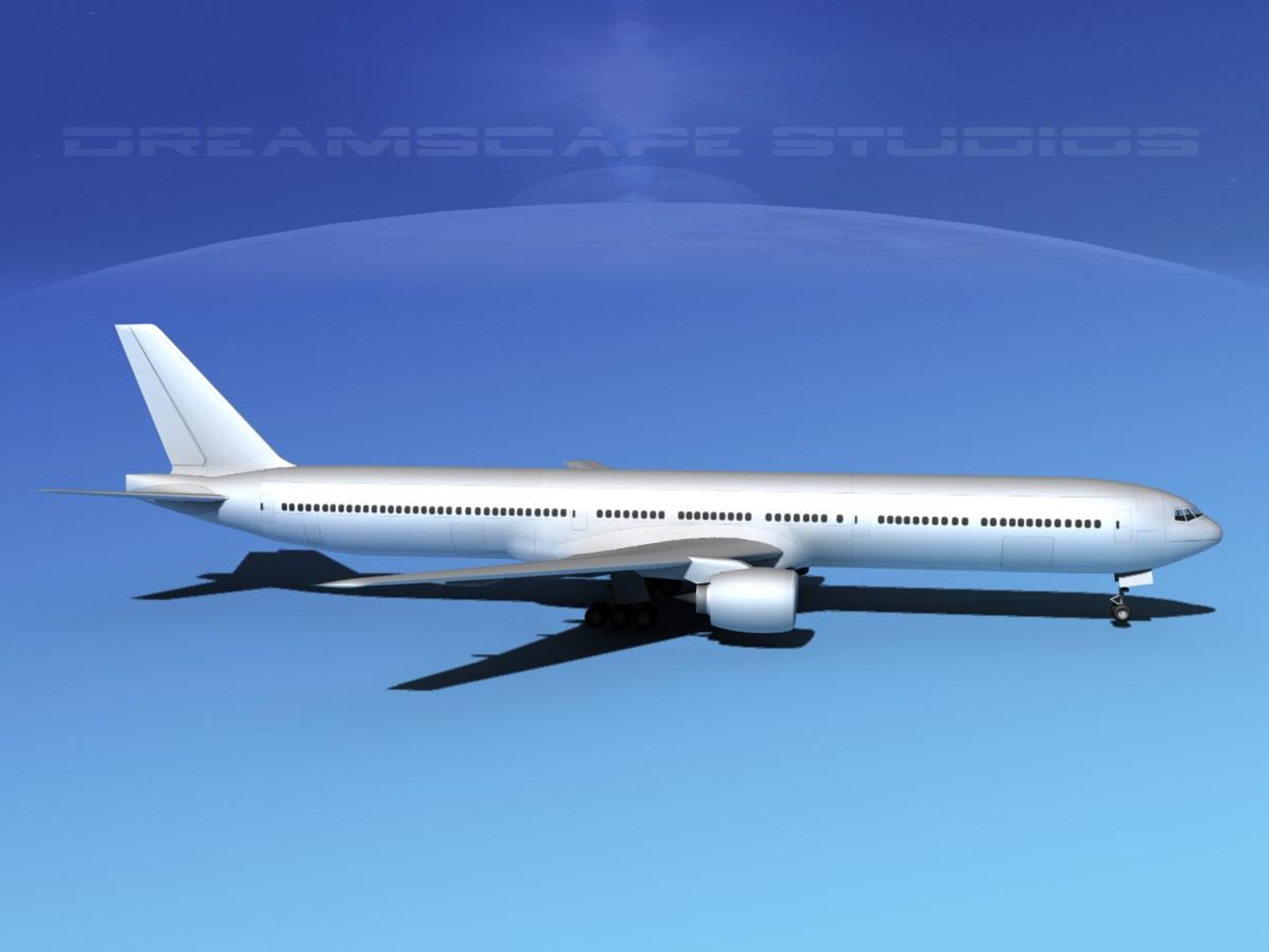 3d Boeing 777-300