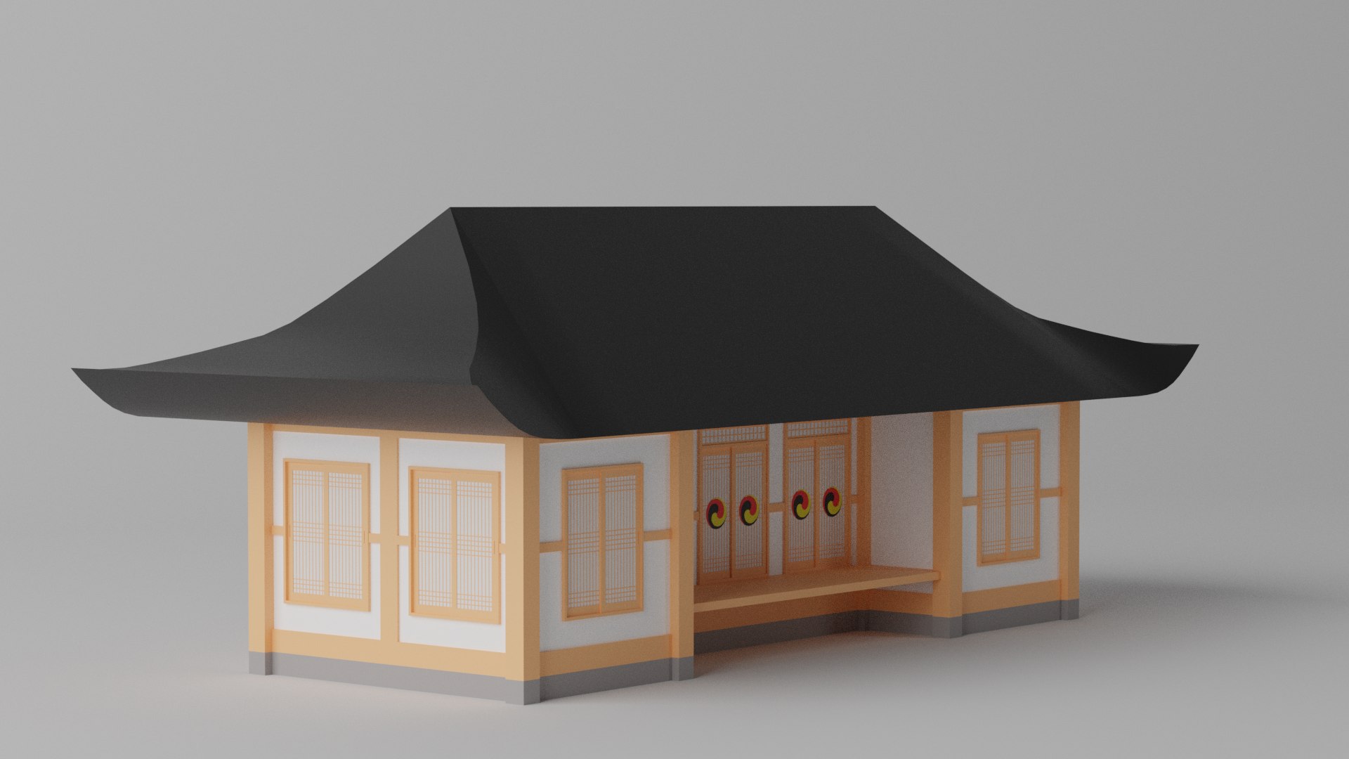 Korean Traditional House Hanok 3D Model - TurboSquid 2130524