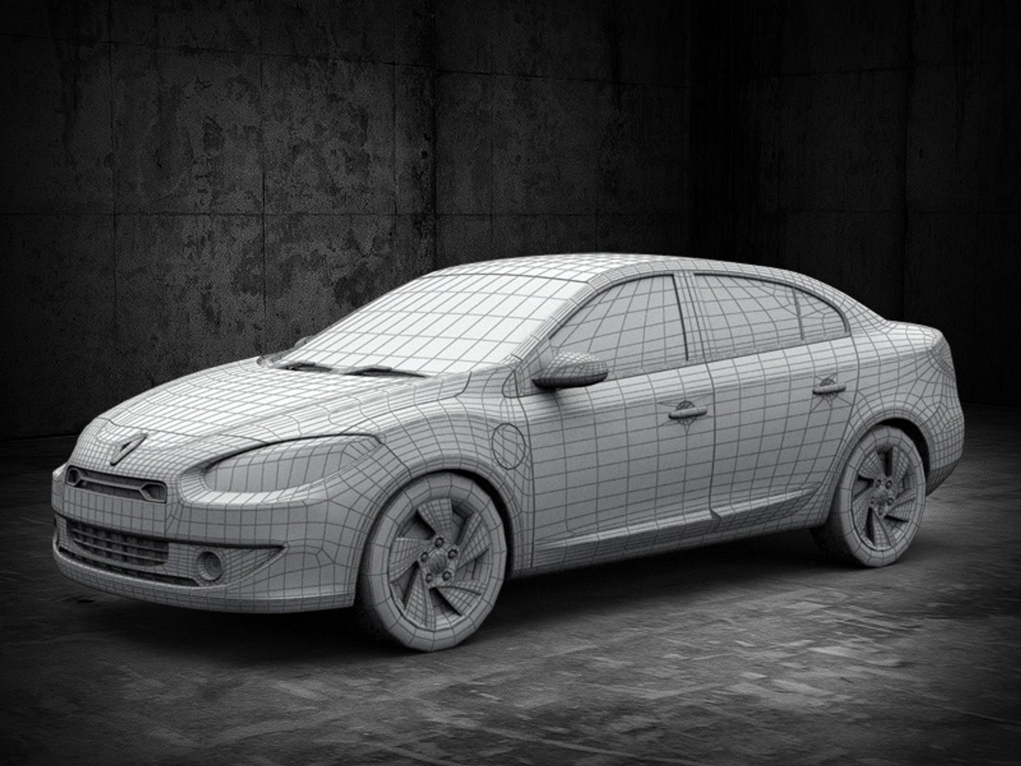 3d Renault Fluence Ze