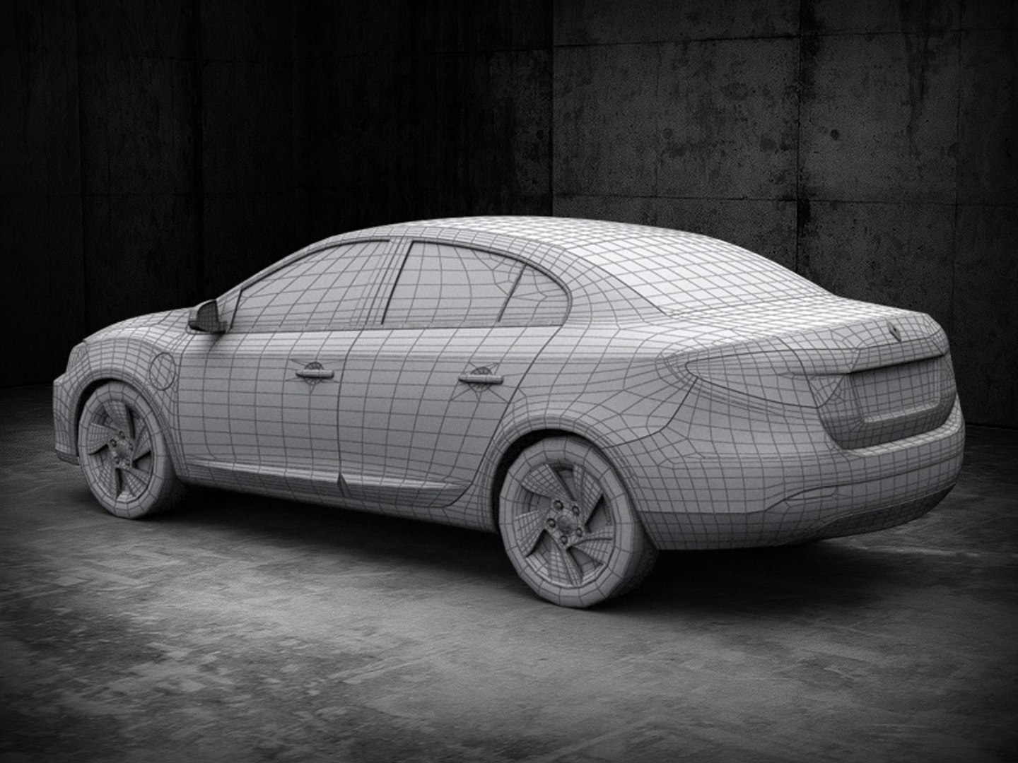 3d Renault Fluence Ze