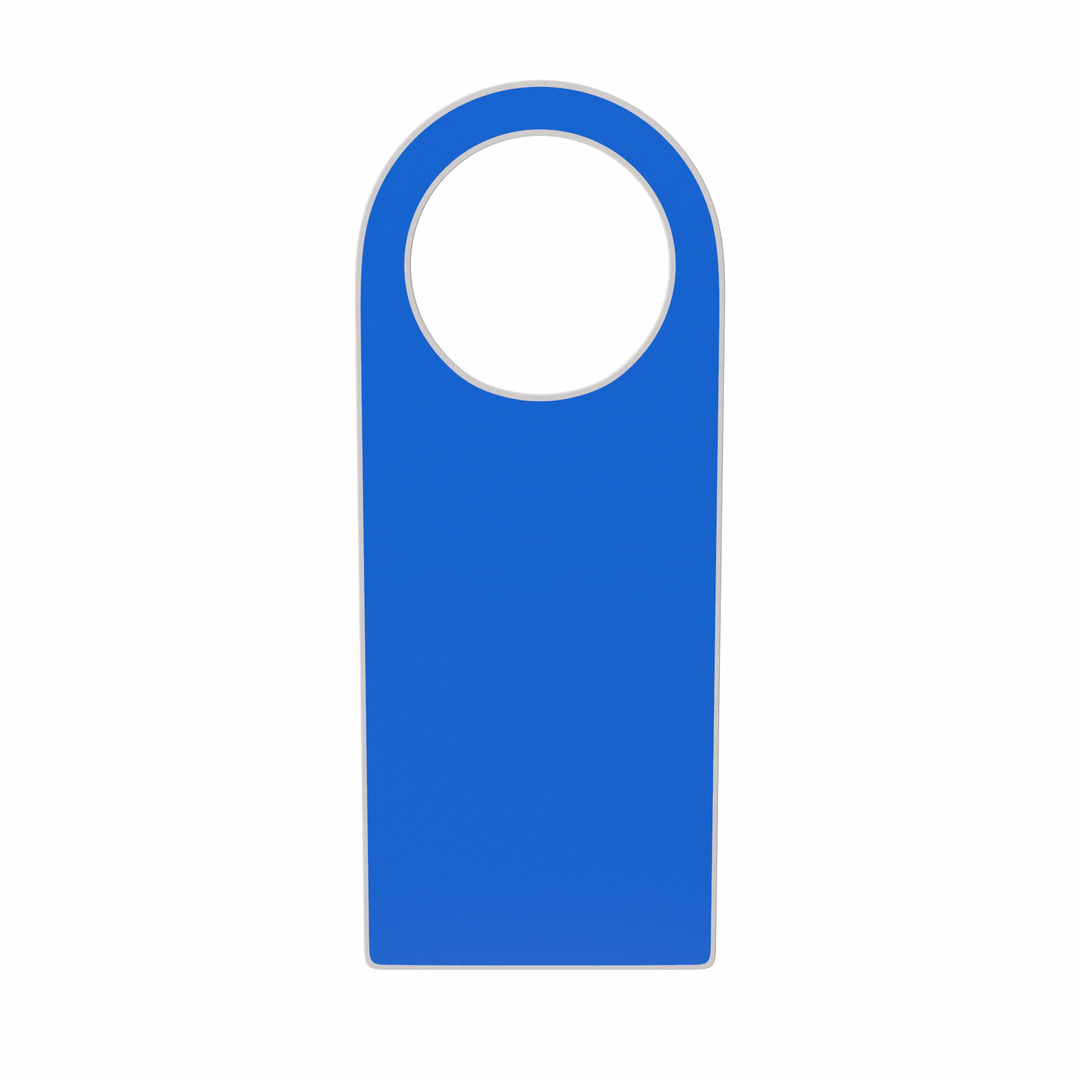 Blue Hotel Room Door Tag 3D Model - TurboSquid 2271251