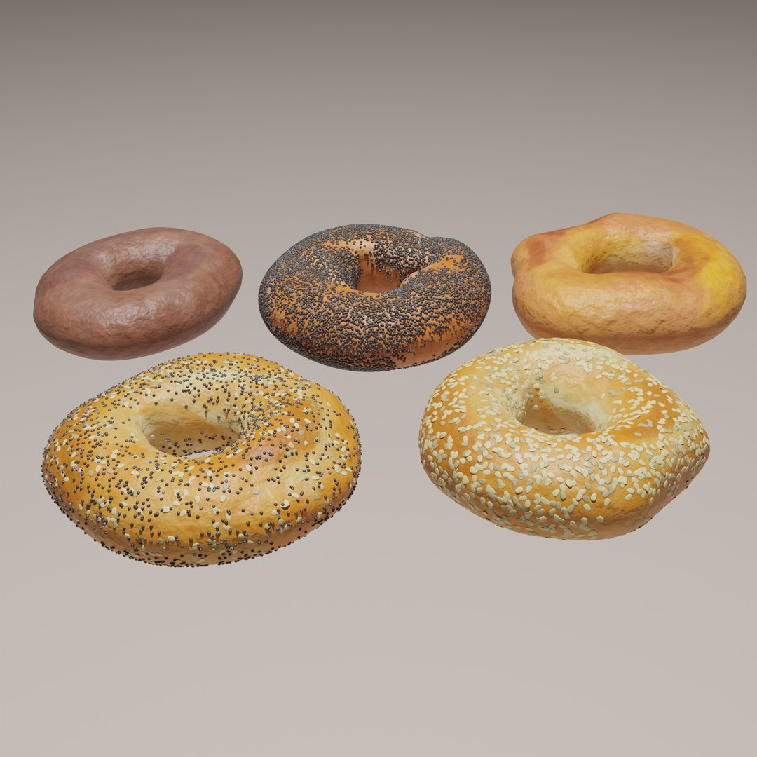 Montreal-style Bagels 3D - TurboSquid 2212148
