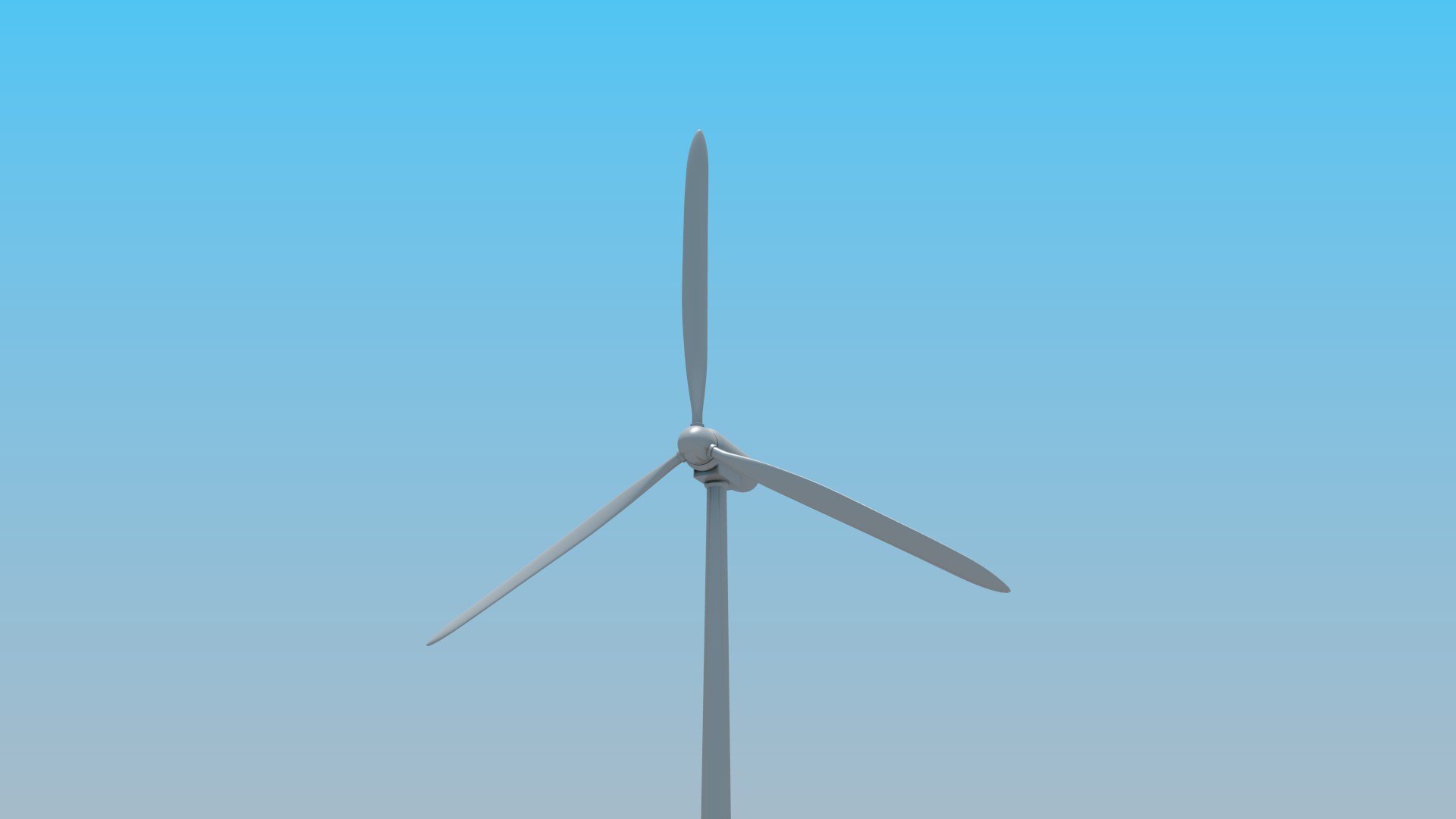 Maya Wind Turbine Animation