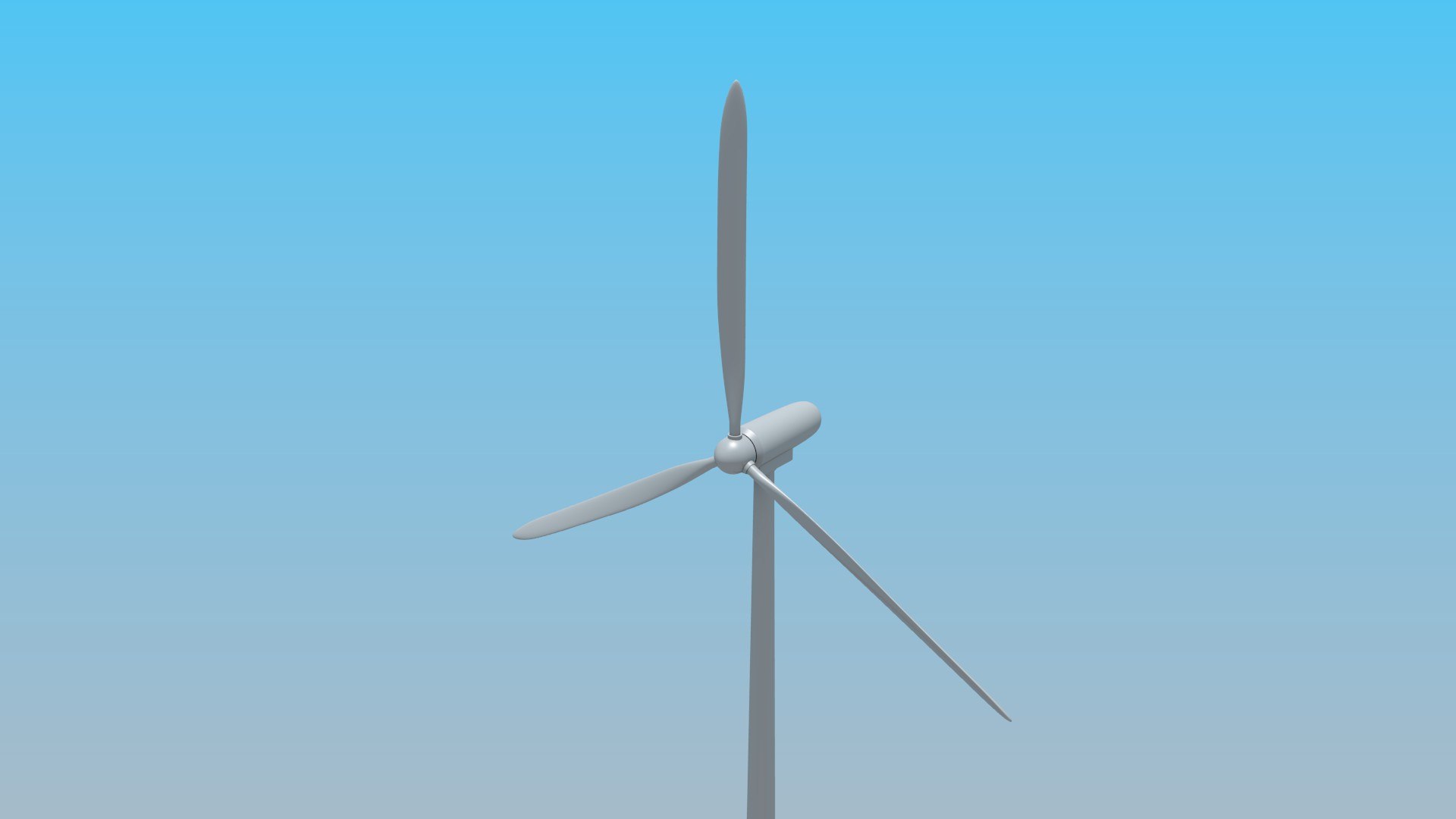 Maya Wind Turbine Animation