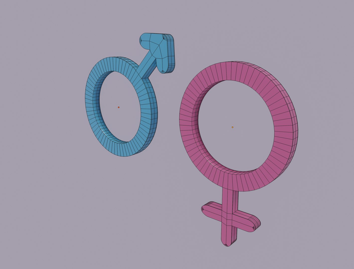 Blue Gender Model - TurboSquid 1664527