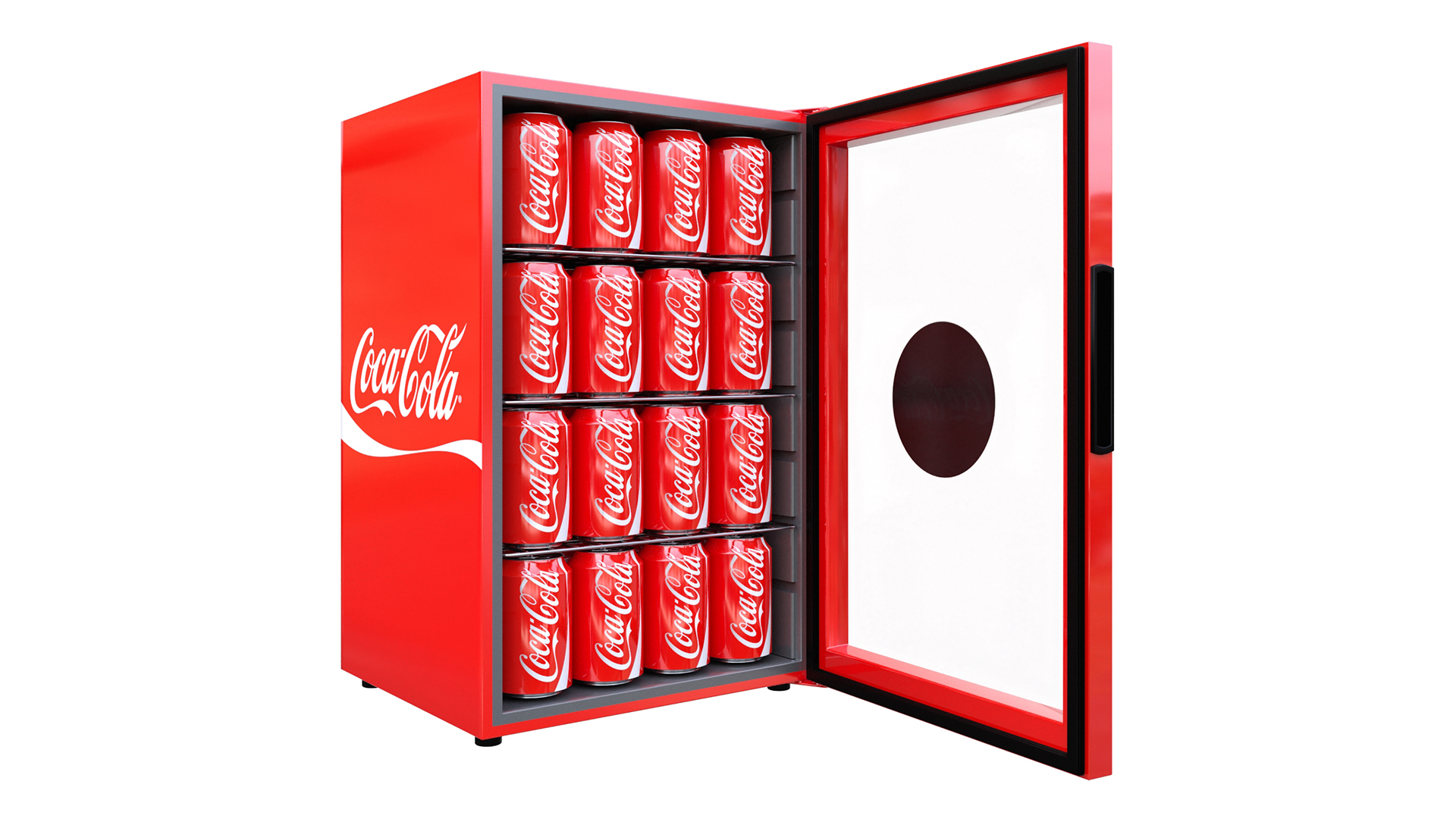3D model mini fridge coca-cola - TurboSquid 1644541