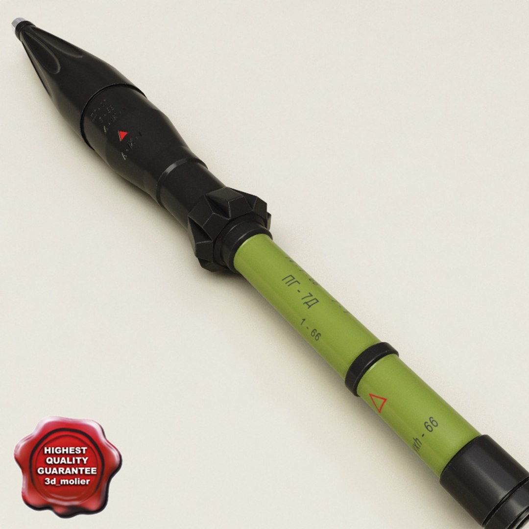 3d Rpg-7 Pg-7v Model