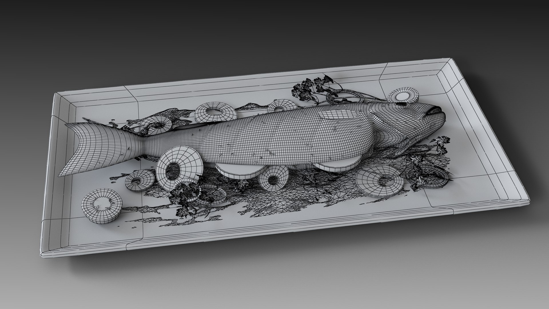 Cooked Fish 3D Model - TurboSquid 1881687
