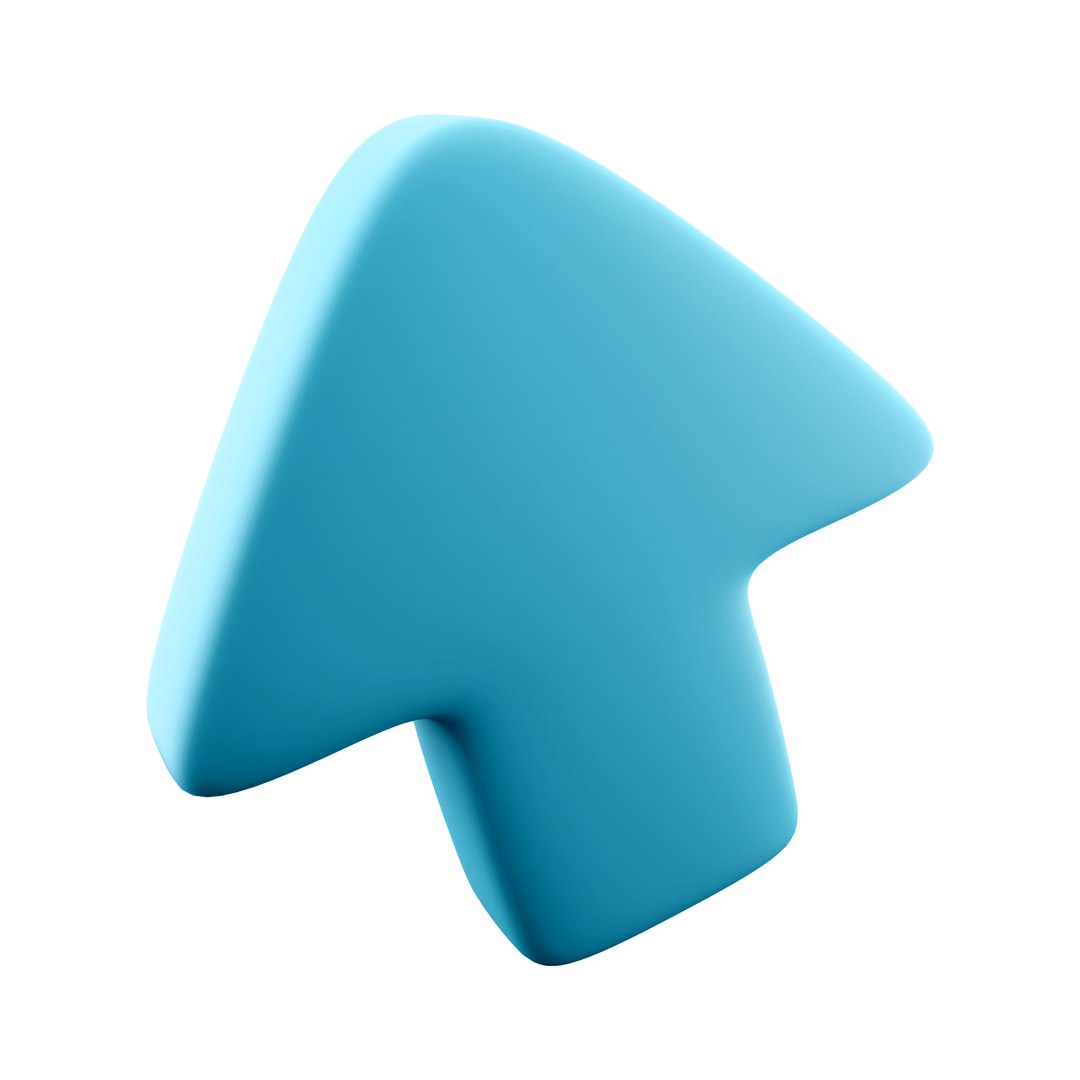 3D Blue Line Cursor Icon - TurboSquid 2074168