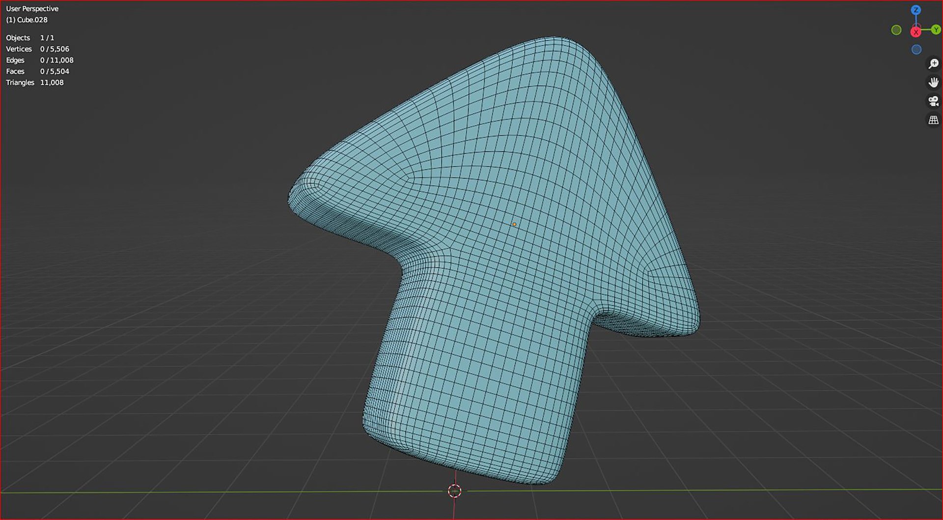 3D Blue Line Cursor Icon - TurboSquid 2074168