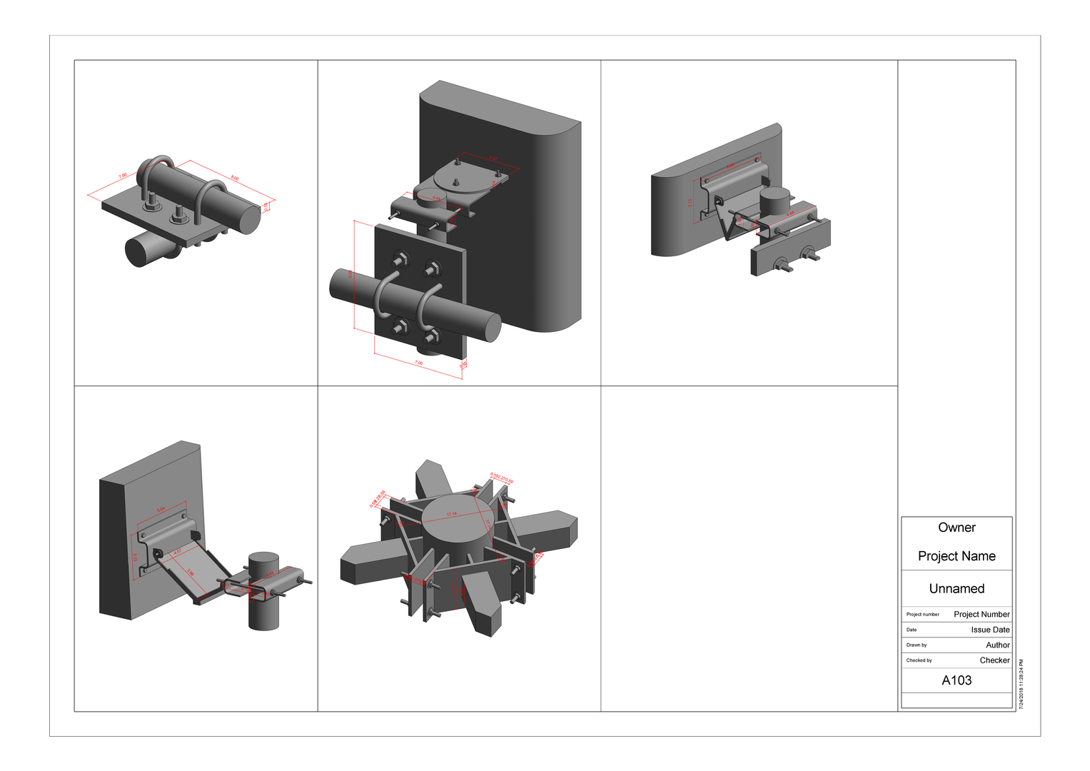 modelo 3d ANTENNA TOWER-2 REVIT FAMILY 2016 - TurboSquid 1319925