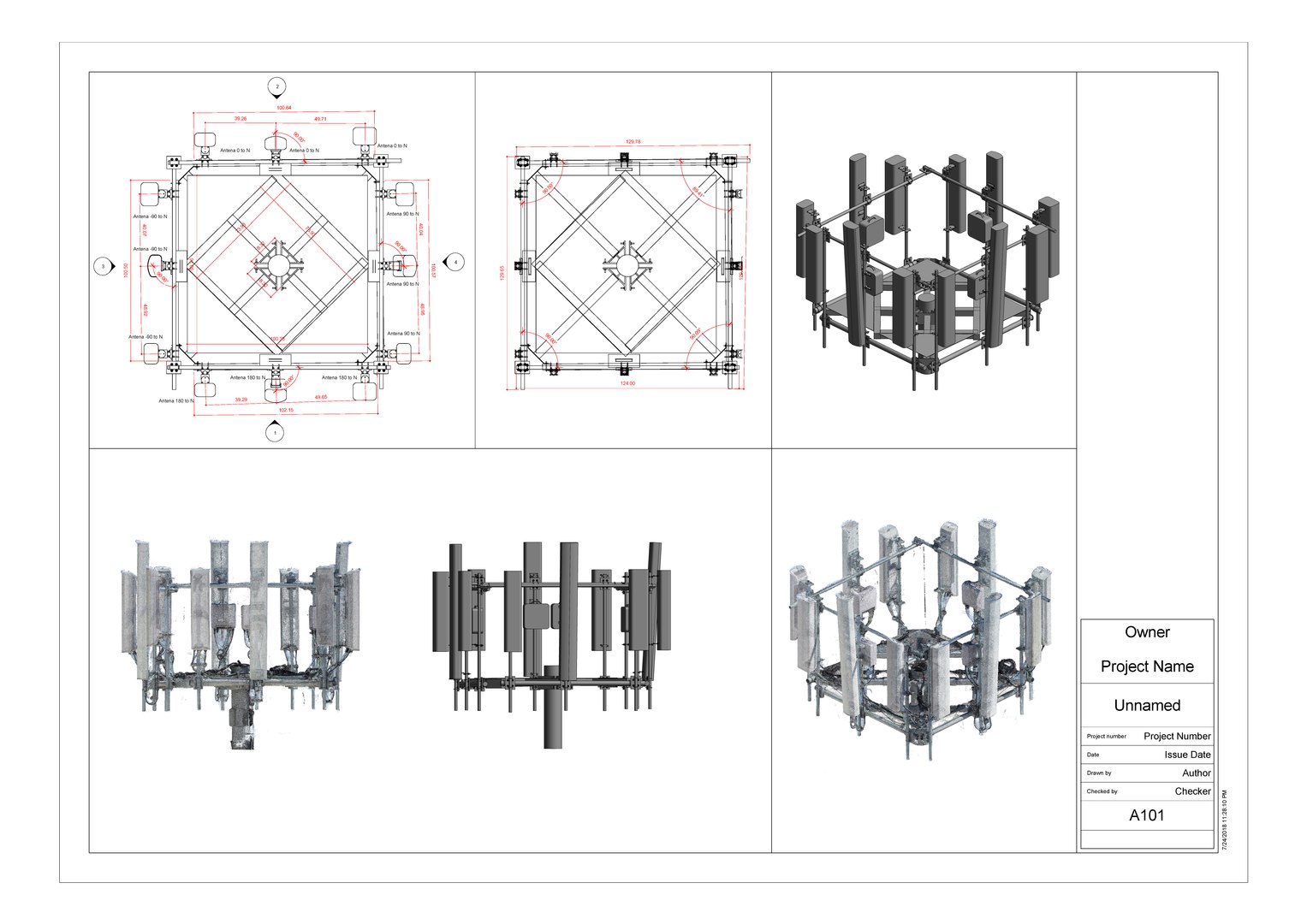 Revit Family 2016 Antenna 3D - TurboSquid 1319925
