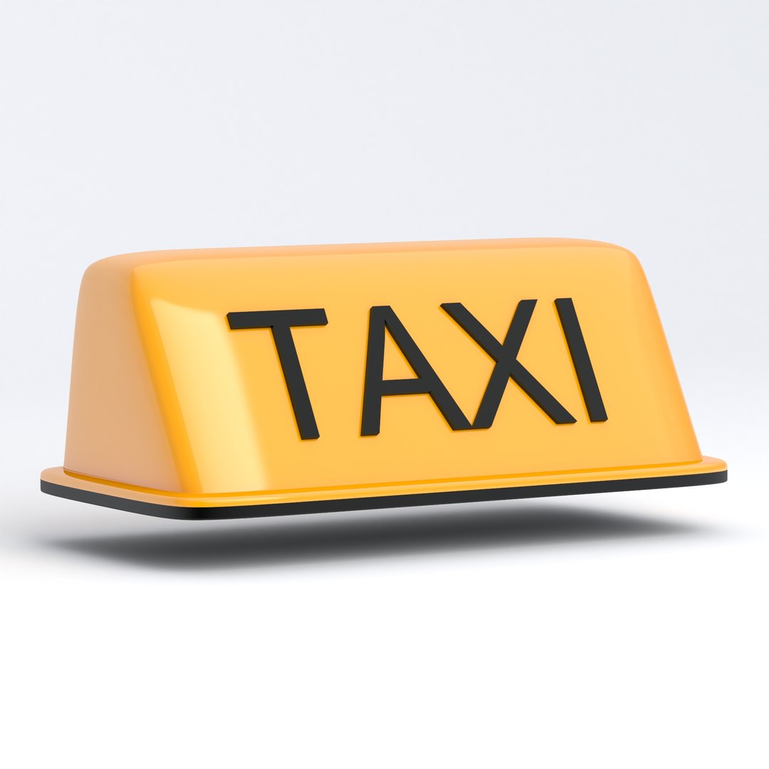 modèle 3D de Lampe de toit orange pour taxi - TurboSquid 2510625