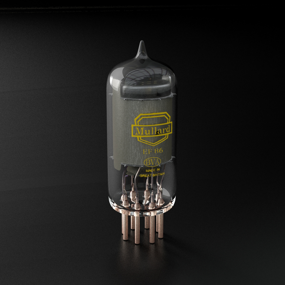 3d Mullard Tube 1 Model