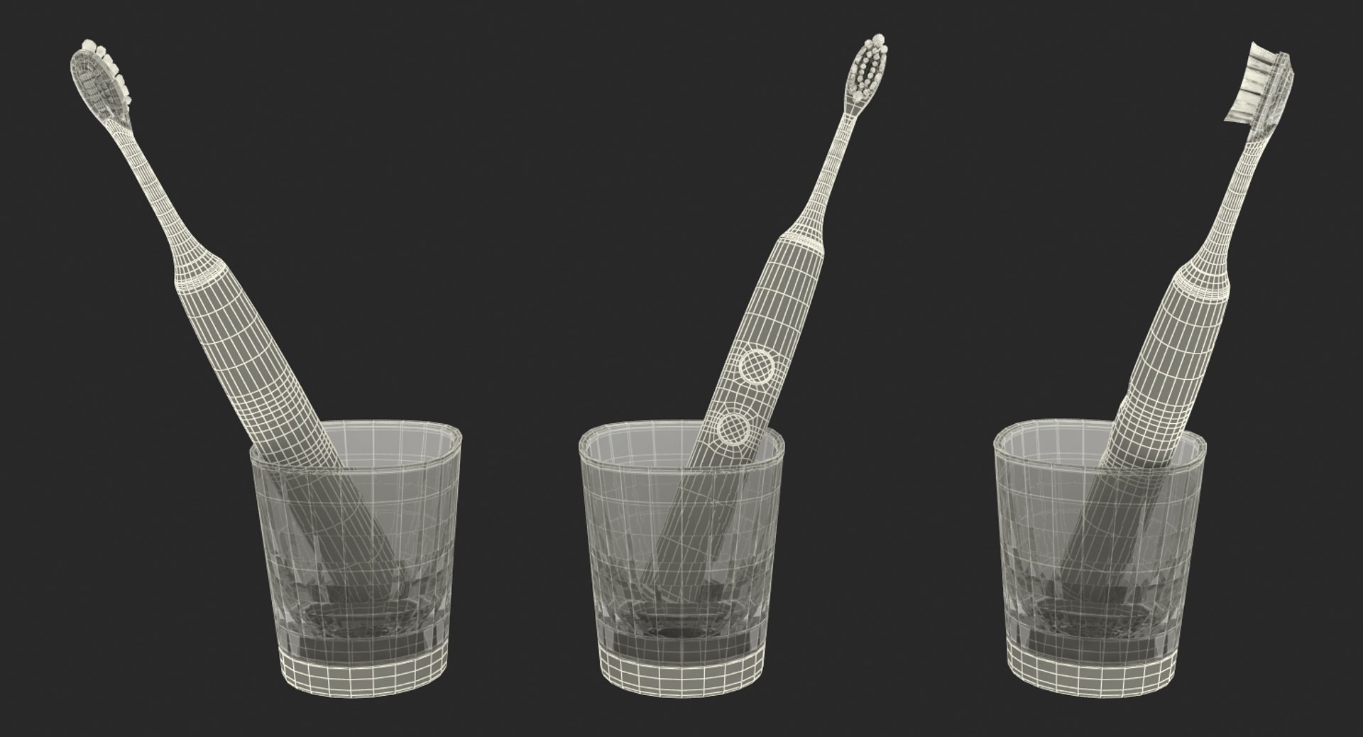 Electric Toothbrush Glass Charger 3D Model - TurboSquid 1344081