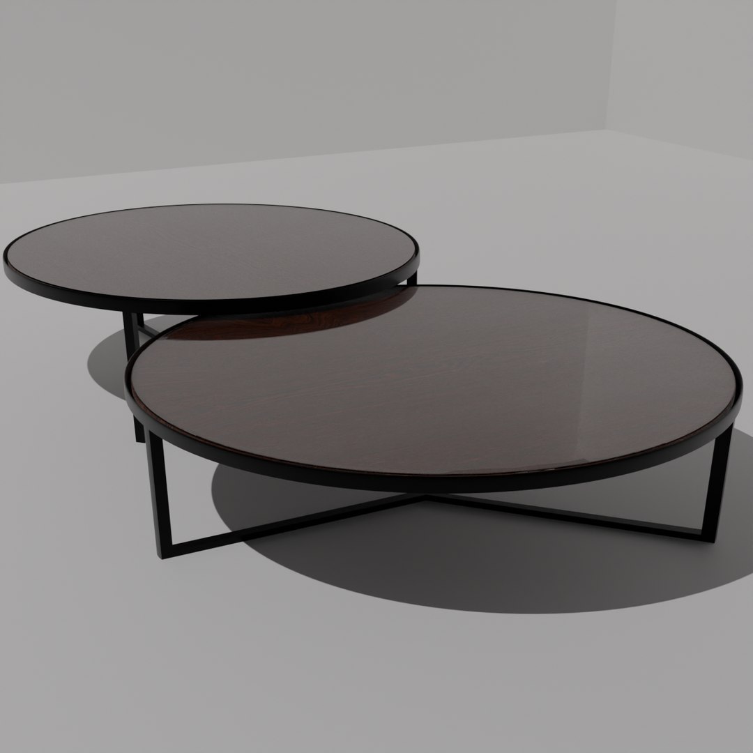 Coffee Table set 3D model - TurboSquid 2130879