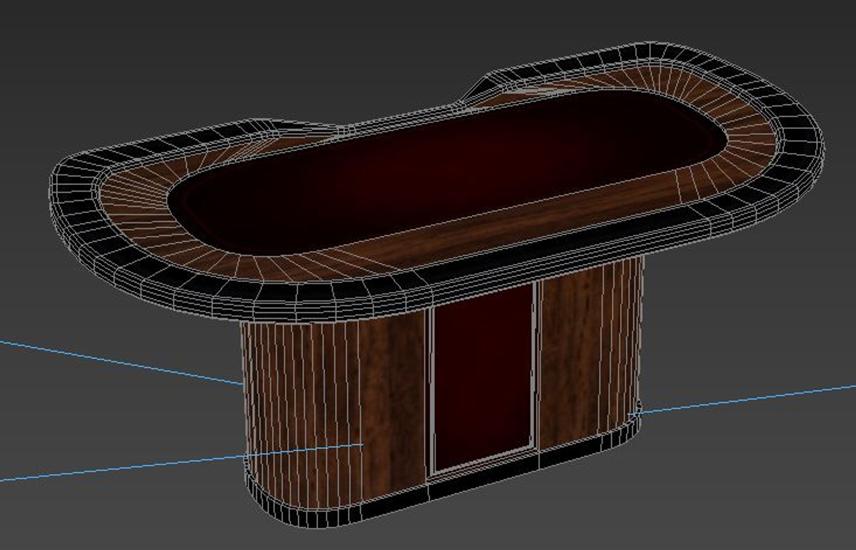 Poker table 3D model - TurboSquid 1389214