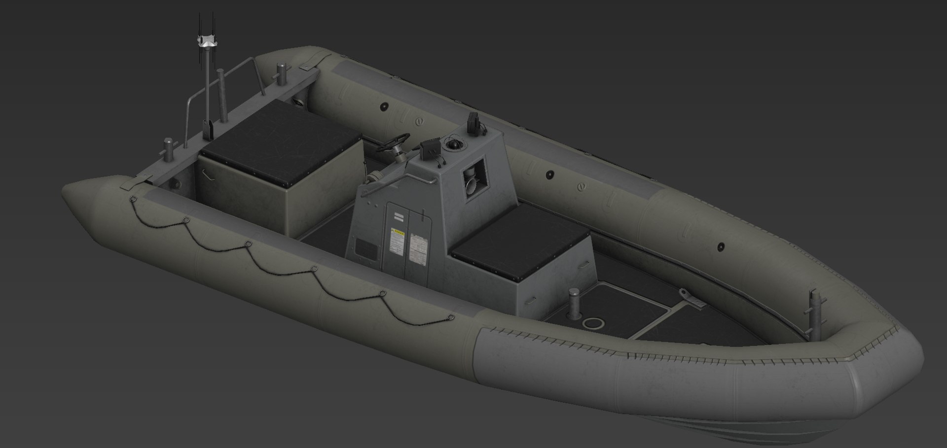 3D Model Vessel Rib Ship - TurboSquid 1478103