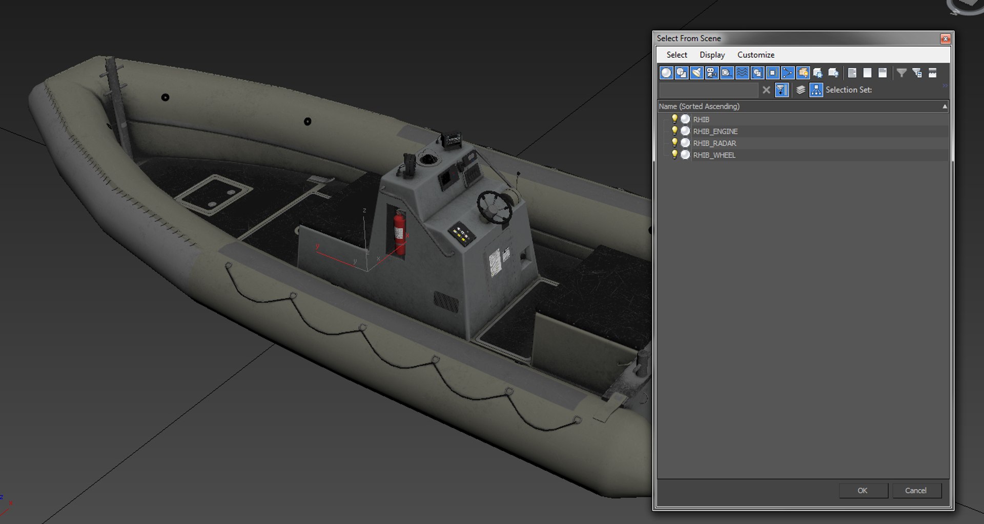 3D Model Vessel Rib Ship - TurboSquid 1478103