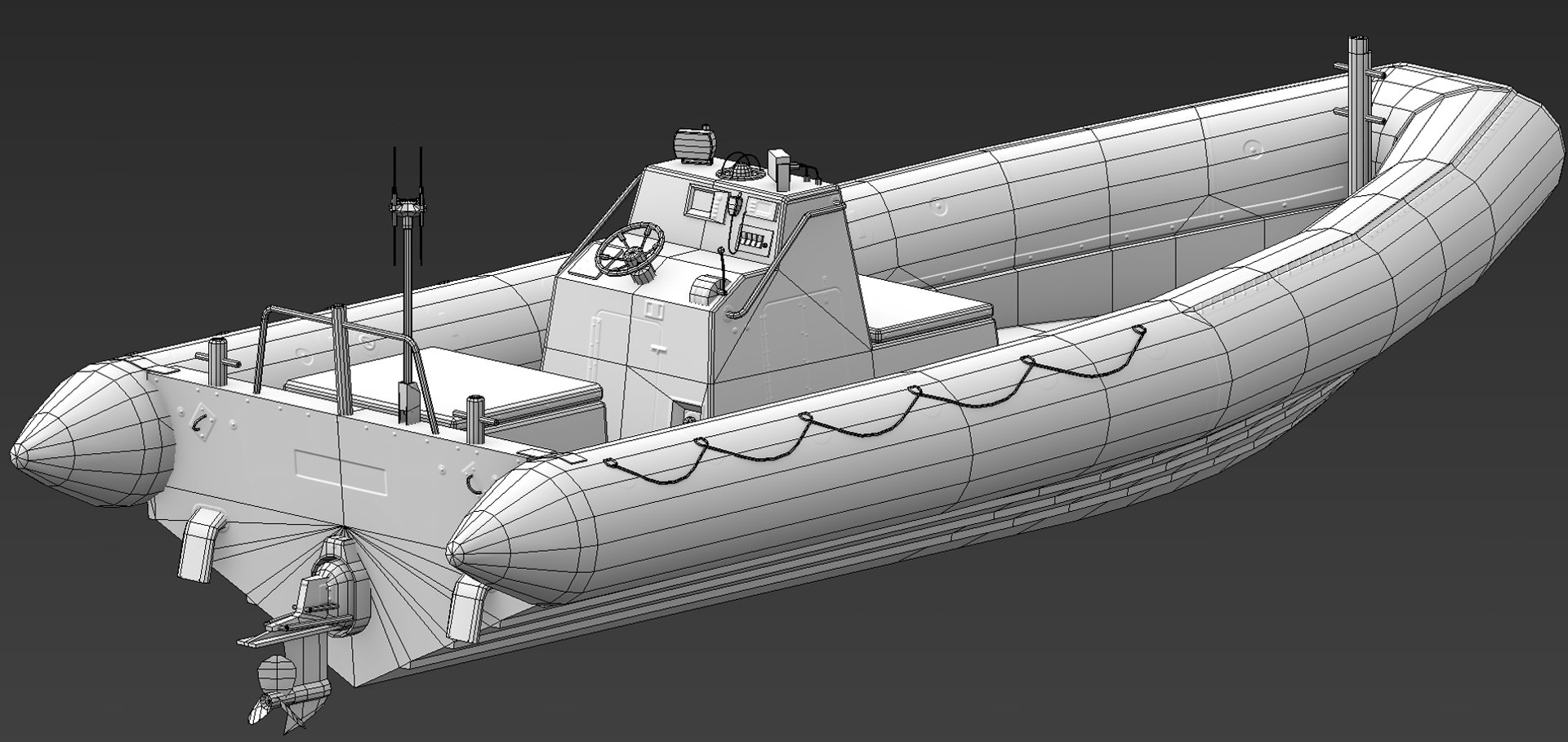 3D Model Vessel Rib Ship - TurboSquid 1478103