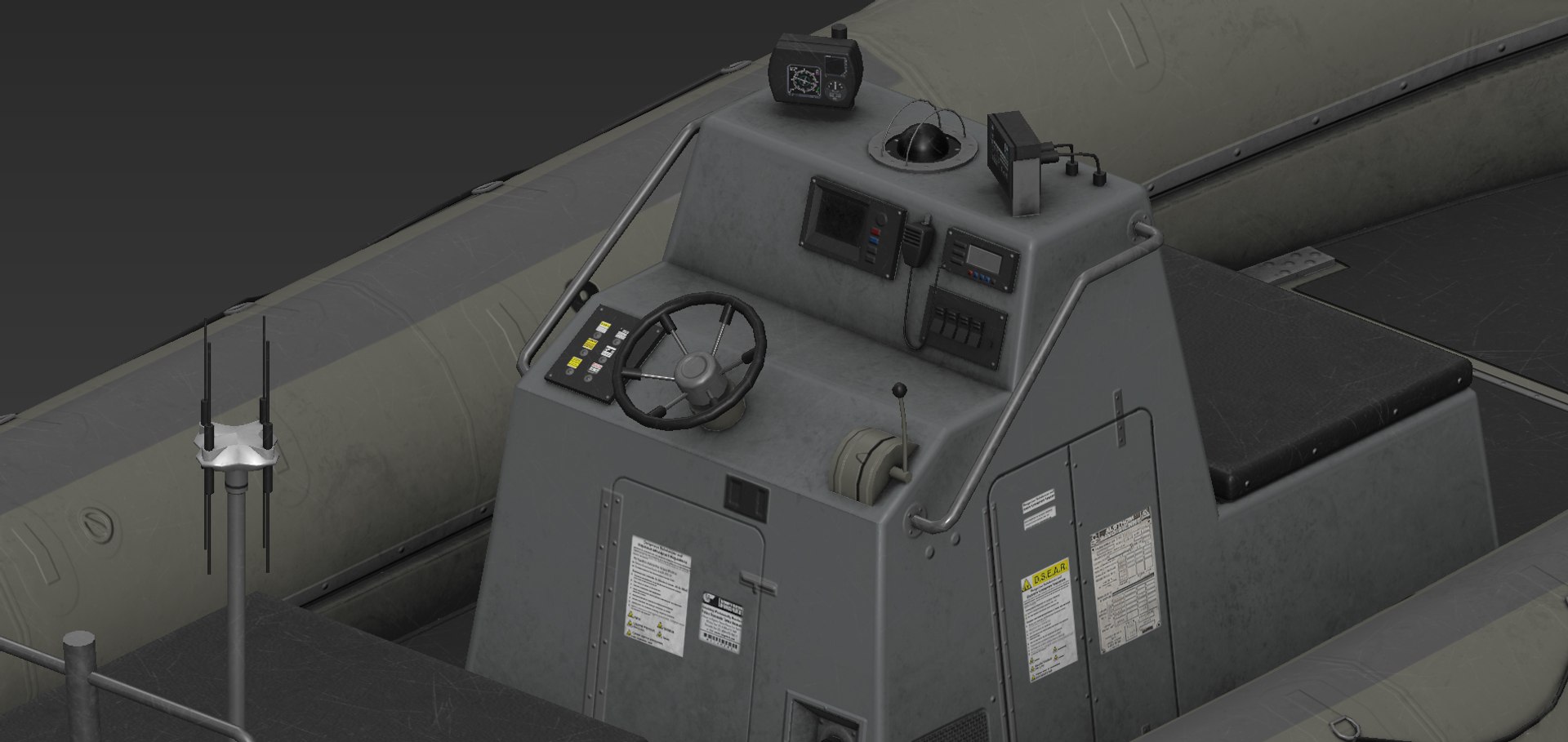 3D Model Vessel Rib Ship - TurboSquid 1478103