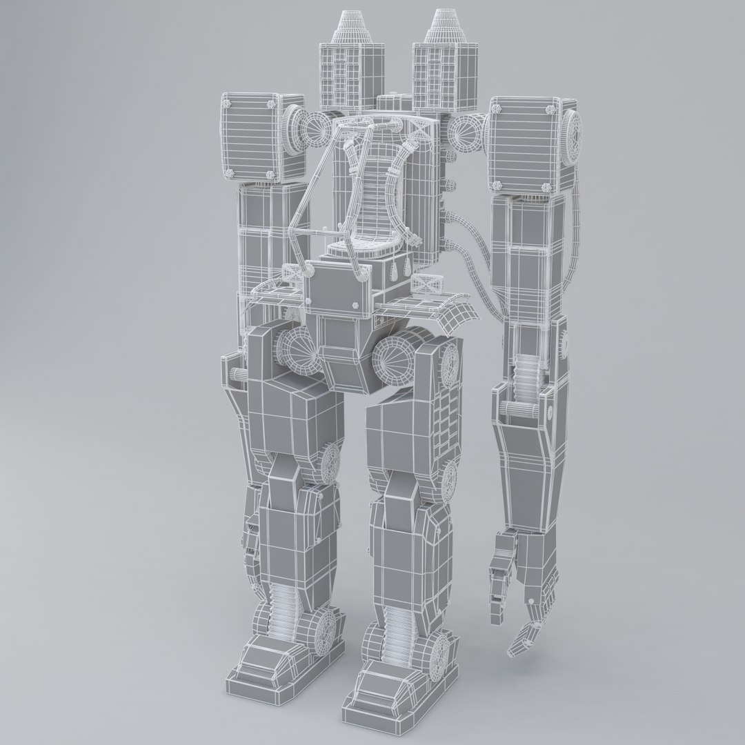 3D Machine Robo - TurboSquid 1222582