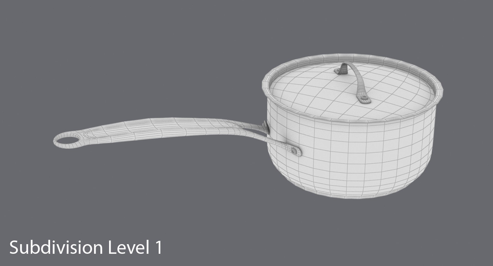 stainless steel medium sauce 3d max