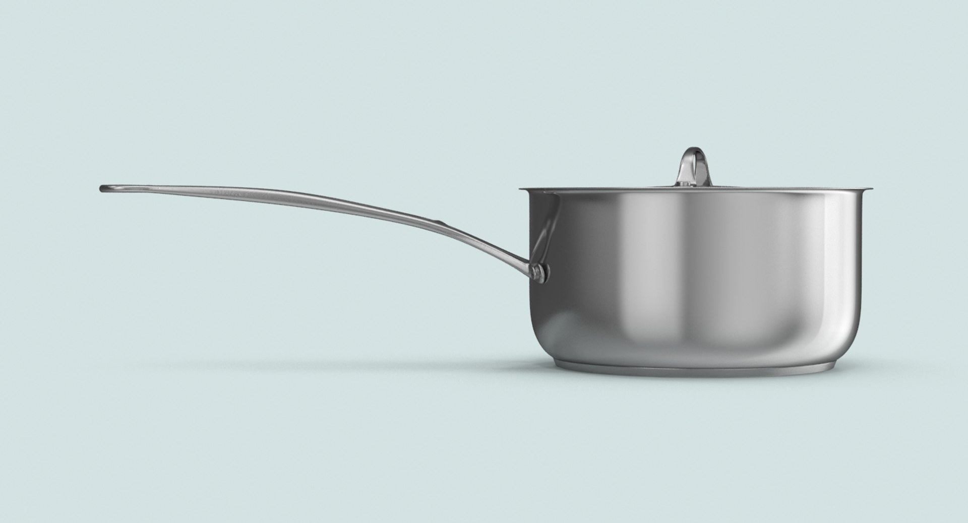 stainless steel medium sauce 3d max