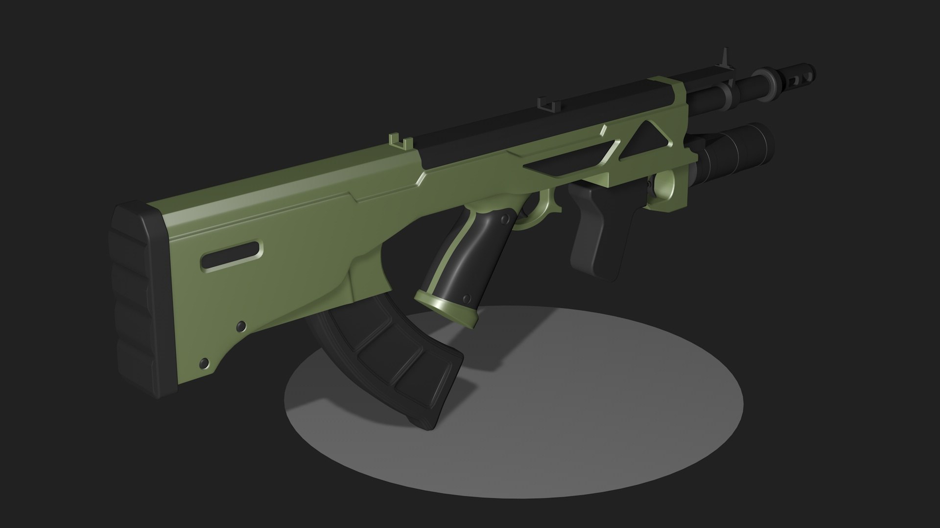 Free 3D Automatic Weapon Concept Free Model - TurboSquid 1790494