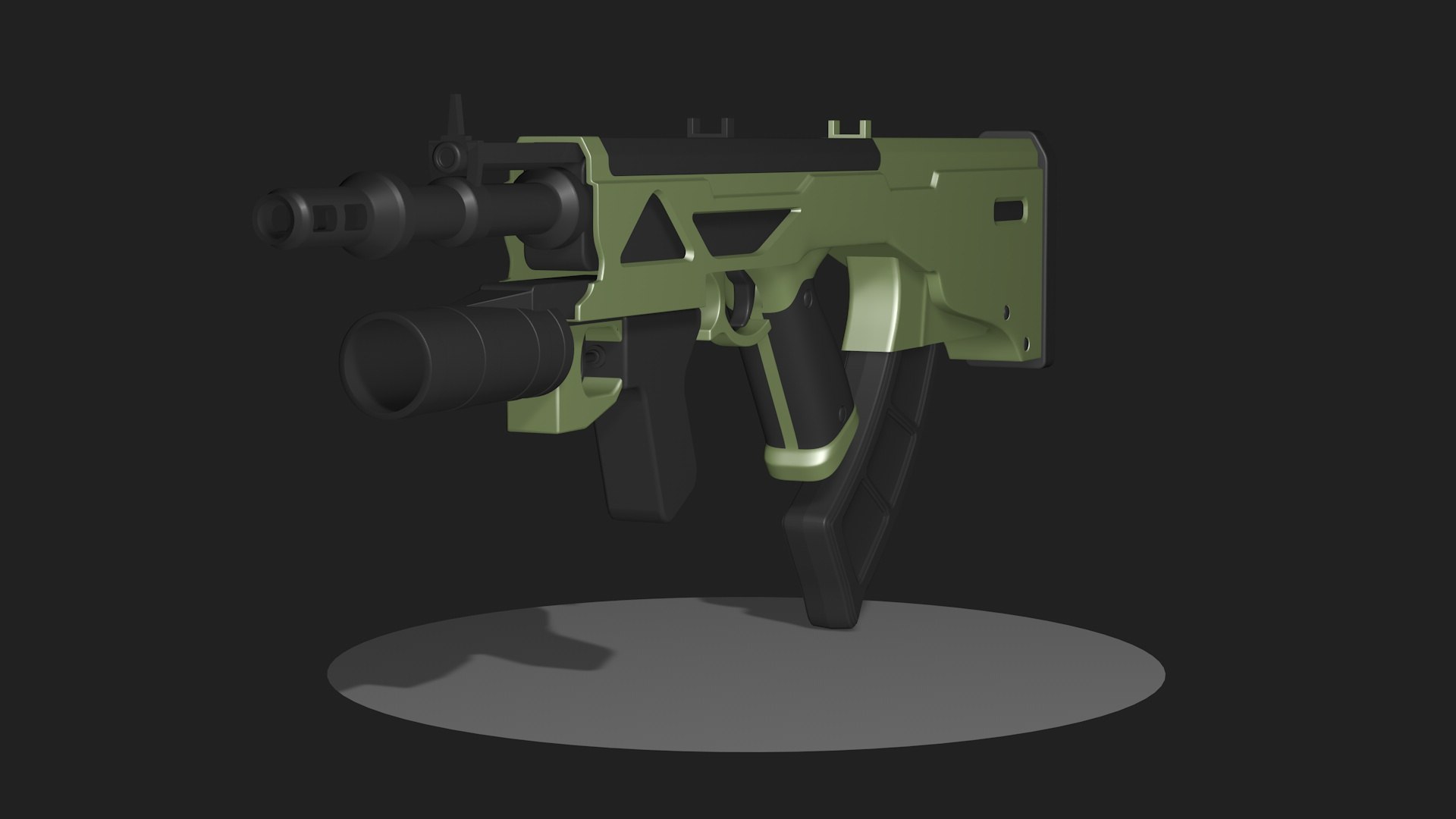 Free 3D Automatic Weapon Concept Free Model - TurboSquid 1790494