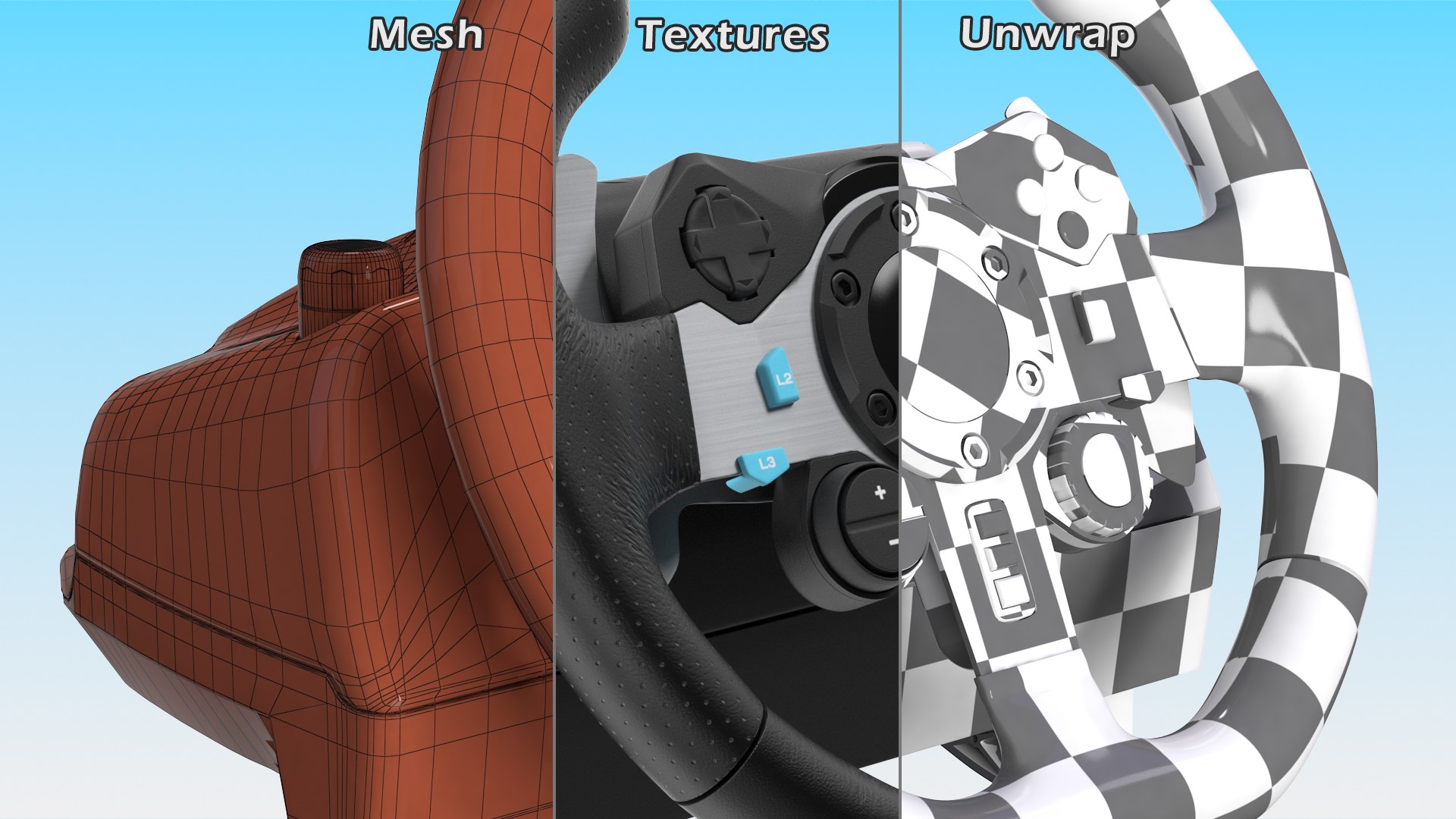 Driving Game Devices Collection 3D - TurboSquid 2123683