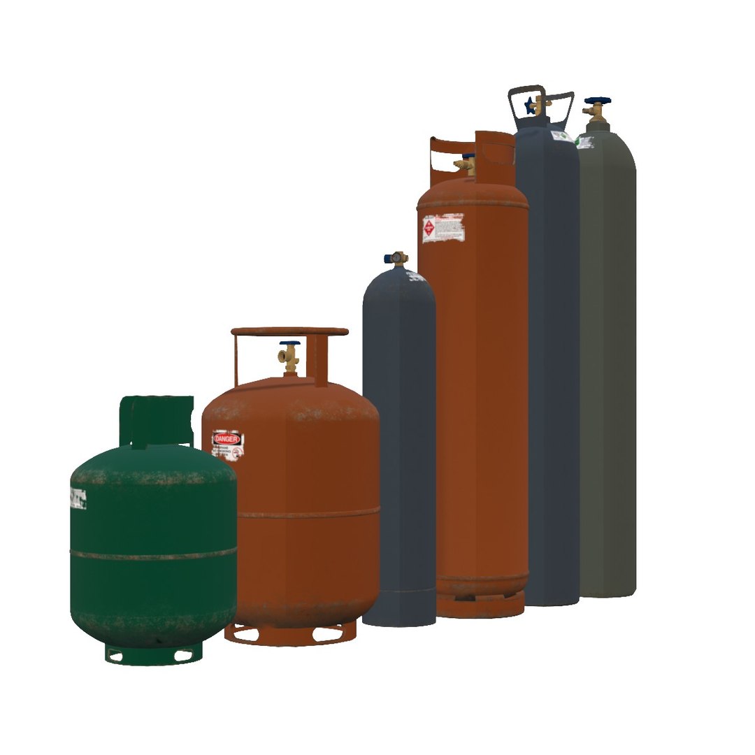 3D Cylinder Pack Low Poly 3D Model - TurboSquid 2336270