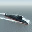 3d Jin Type094 Submarine Ssbn