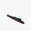 3d Jin Type094 Submarine Ssbn