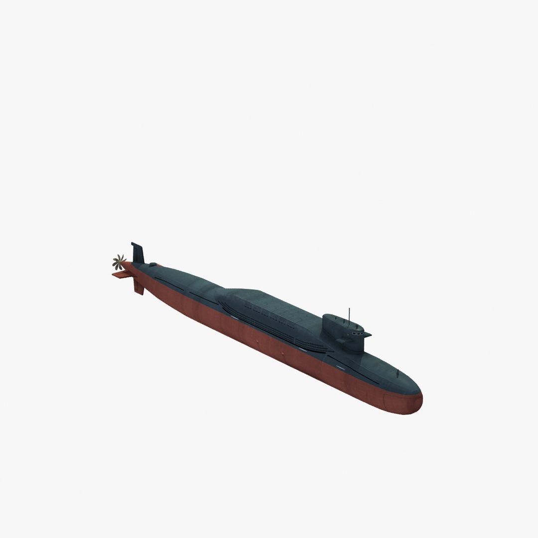 3d Jin Type094 Submarine Ssbn