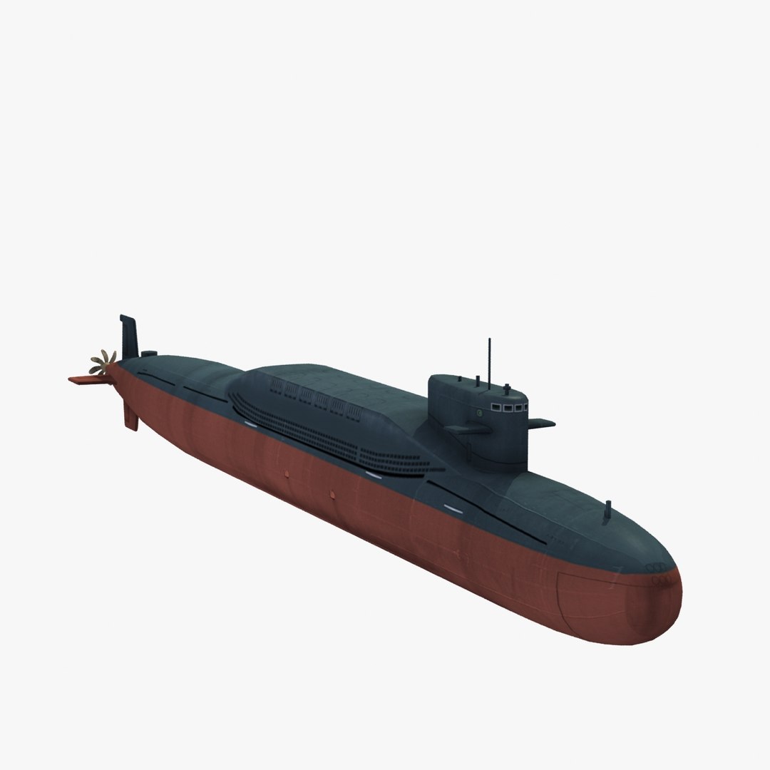 3d Jin Type094 Submarine Ssbn