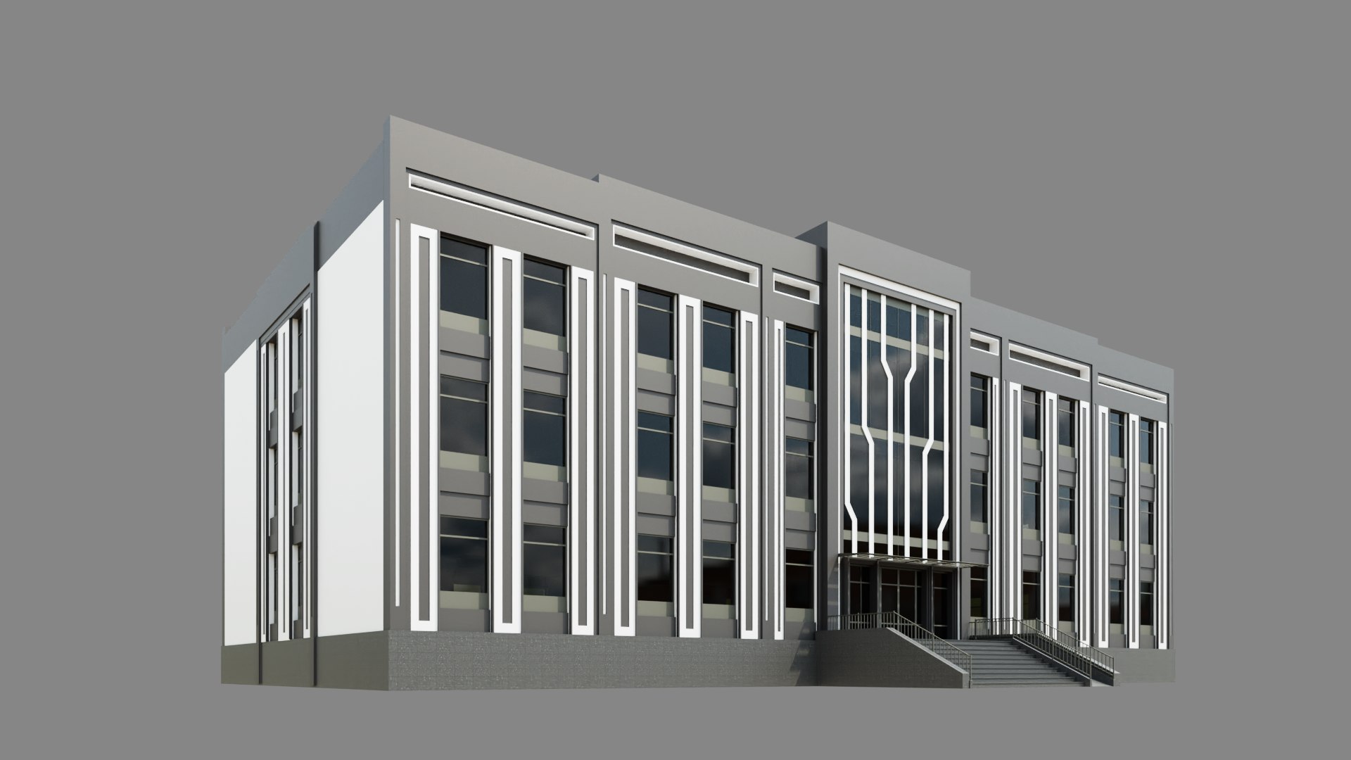 Office Building Model - TurboSquid 2029041