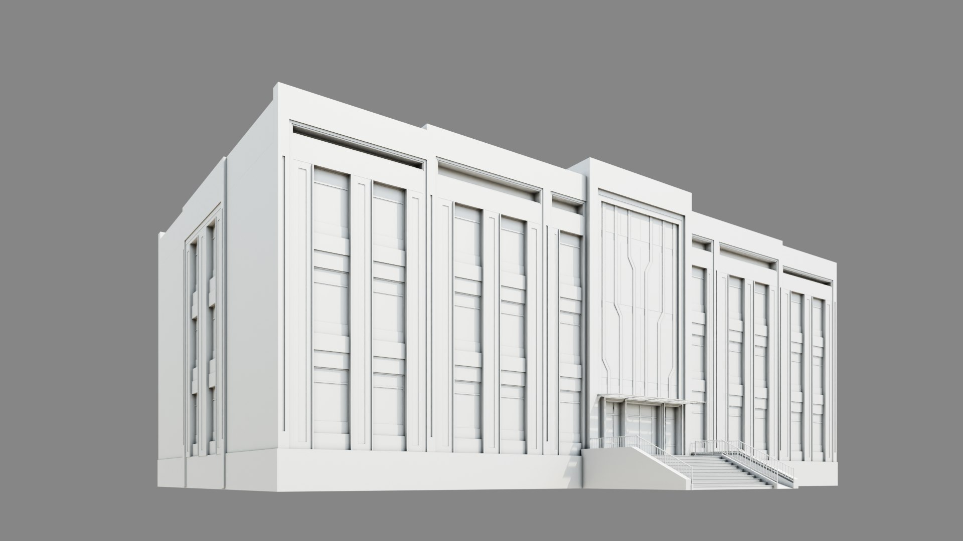 Office Building Model - TurboSquid 2029041