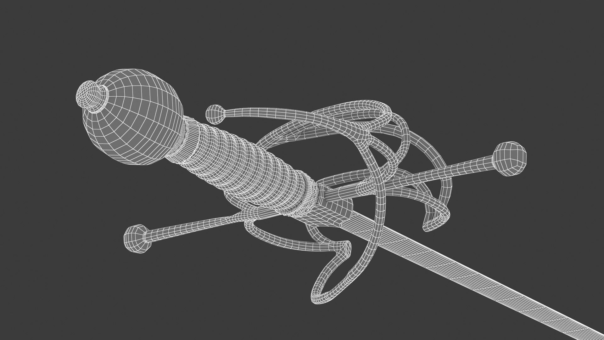 3D Rapier model - TurboSquid 1806133