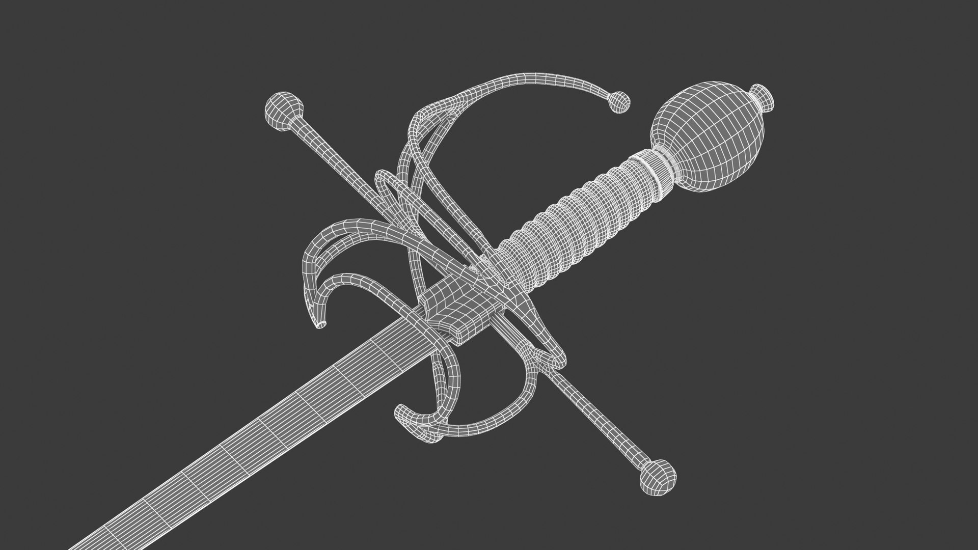 3D Rapier model - TurboSquid 1806133