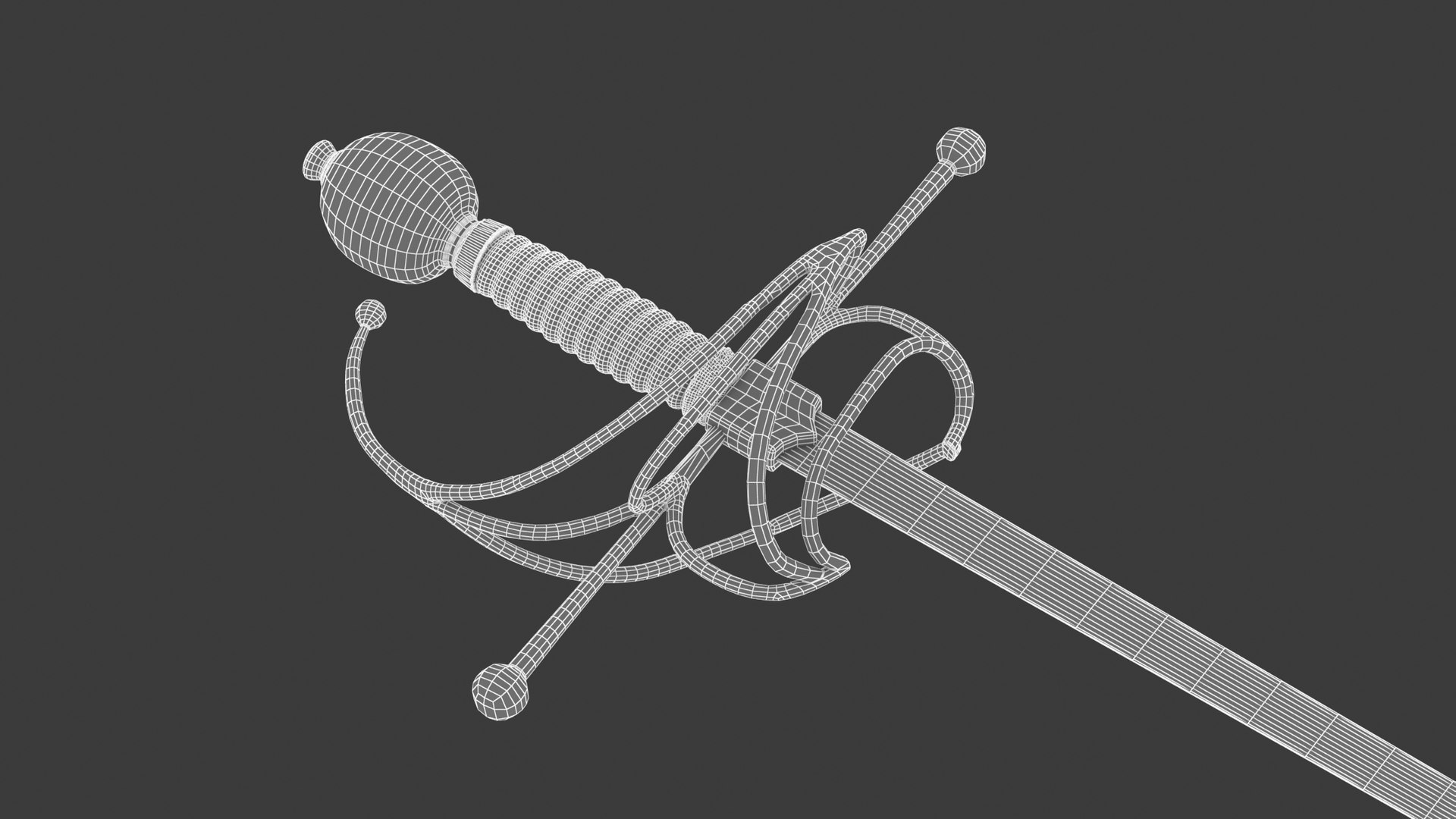 3D Rapier model - TurboSquid 1806133