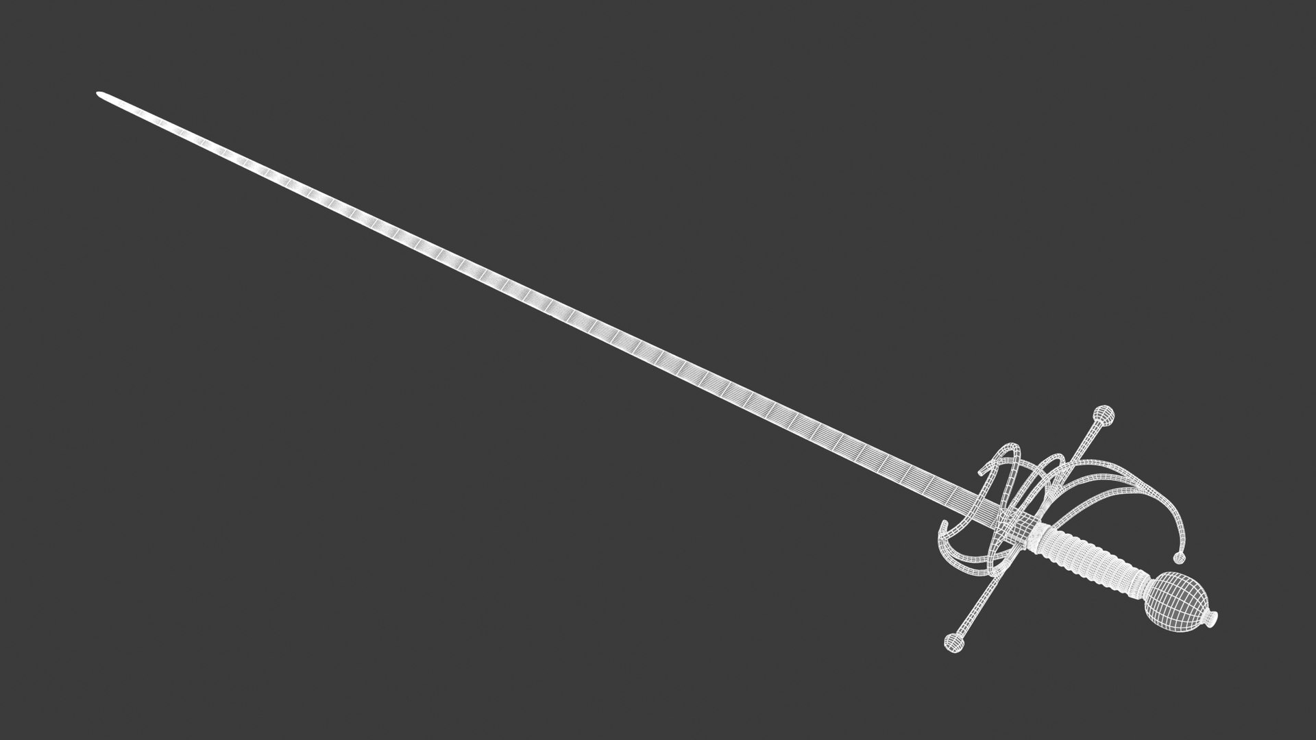 3D Rapier model - TurboSquid 1806133