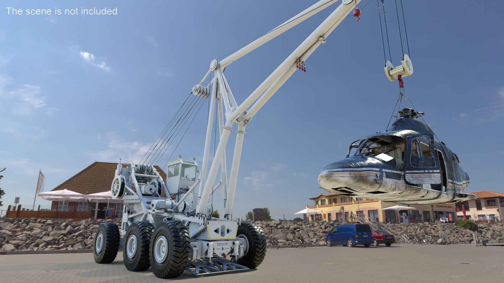 Flight Deck Crane Tilly 3D Model - TurboSquid 2384114
