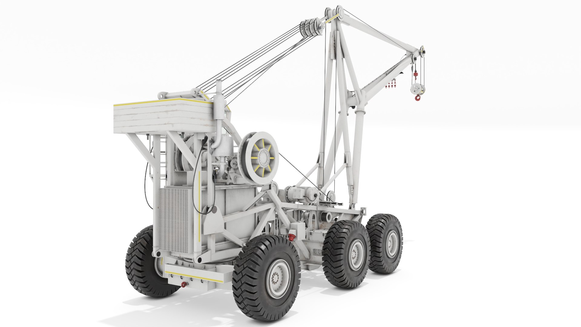 Flight Deck Crane Tilly 3D Model - TurboSquid 2384114