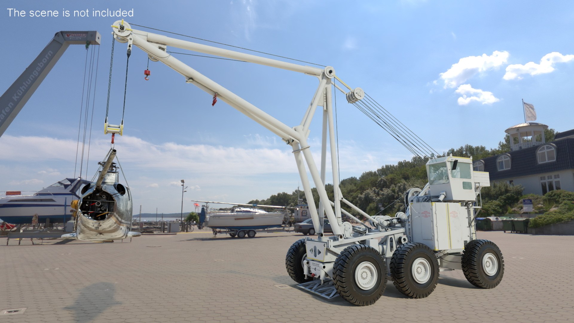 Flight Deck Crane Tilly 3D Model - TurboSquid 2384114