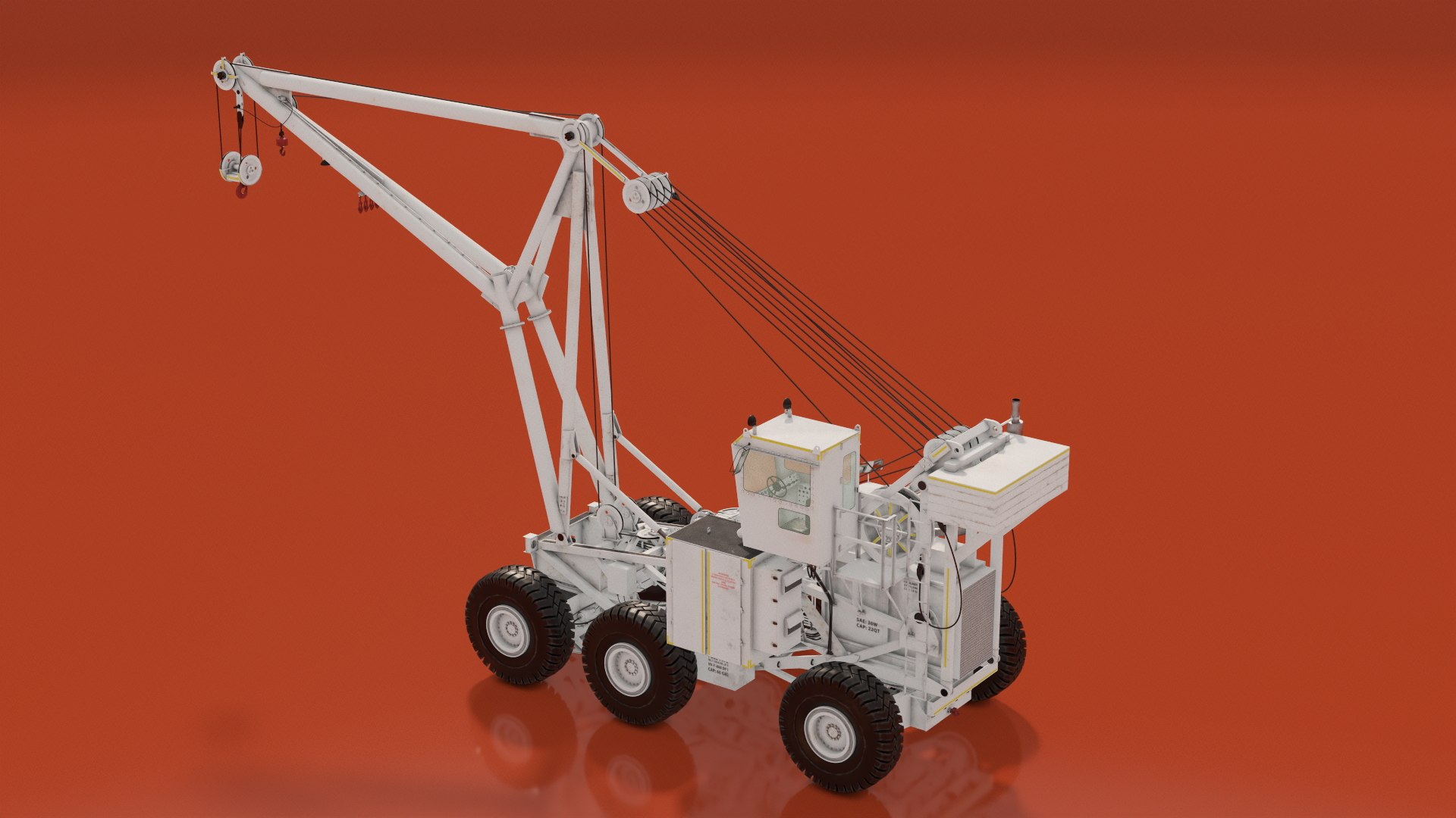 Flight Deck Crane Tilly 3D Model - TurboSquid 2384114