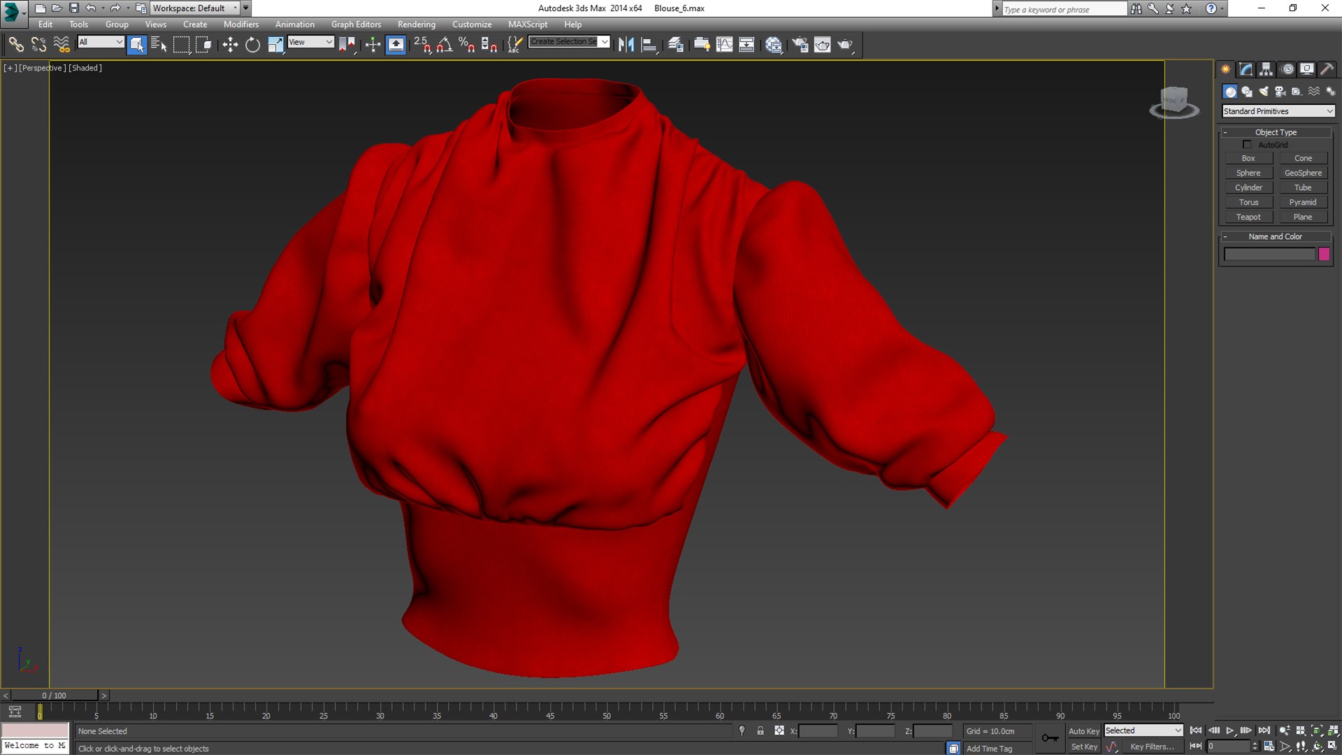 3D Model Blouse 6 - TurboSquid 2124490