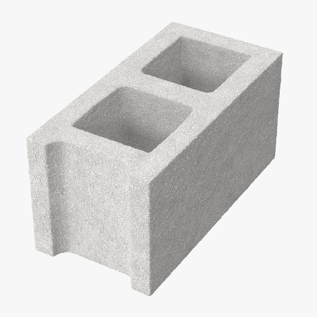 3d Model Cinder Blocks