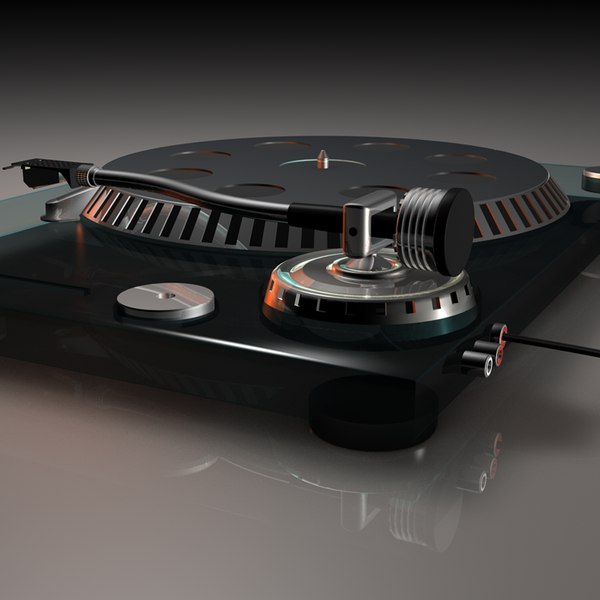 realistic turntable 3d 3ds