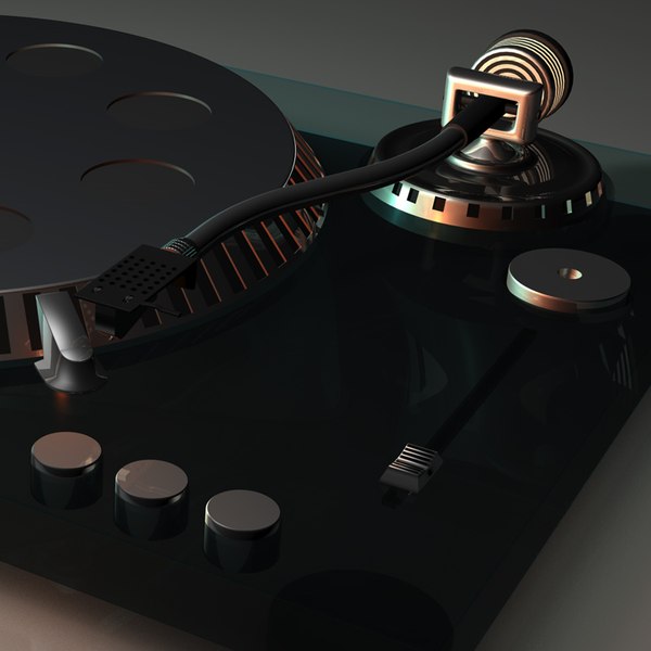 realistic turntable 3d 3ds